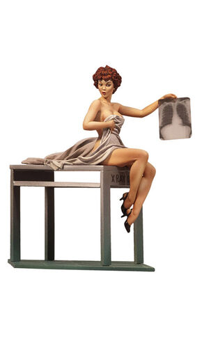 Andrea Miniatures PINUP20 Pin Up Series - X-ray Checking