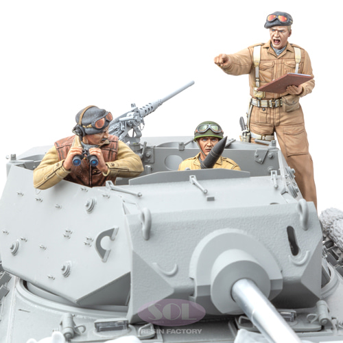 SOLMODEL MM676 British WWII M10 / Achilles Tank Crew (3 Figures)