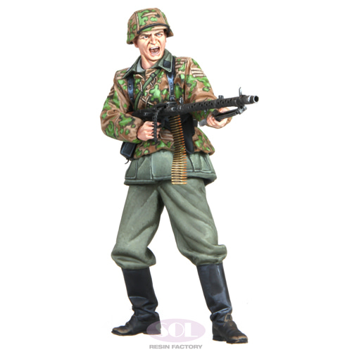 SOLMODEL MM642 German WWII Infantry MG34 Gunner