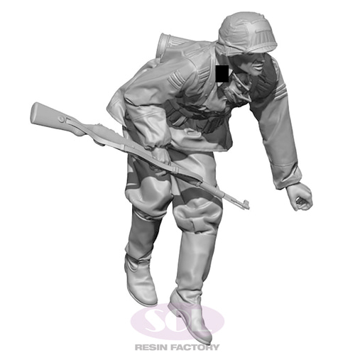 SOLMODEL MM655 German WWII Jumping Off Infantry 3 (3D-Printed)