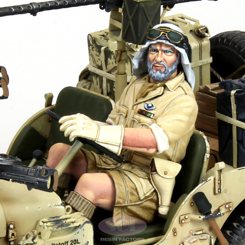 SOLMODEL MM592 British WWII SAS 1/4 Ton Patrol Car Raider