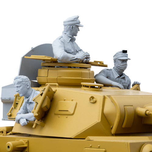 SOLMODEL MM548 German WWII Crew No.3 for Das Werk Panzer III Ausf.J (3 Figures)
