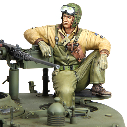 SOLMODEL MM579 US Army WWII Sherman M4A3E8 Crew No.1