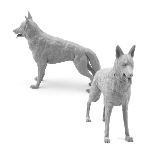 SOLMODEL MM518 German Shepherds (3D-Printed)
