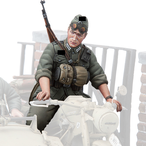 SOLMODEL MM185 German WWII Motorcycle Trooper 3