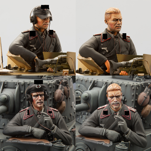 SOLMODEL MM186 German WWII Tank Crew Set