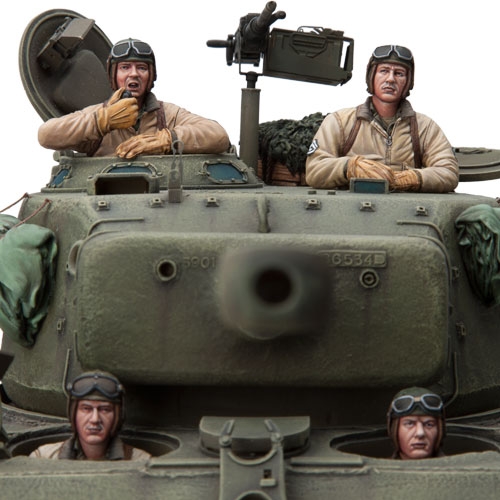 SOLMODEL MM201 US WWII Tank Crew 4 (4 Figures)