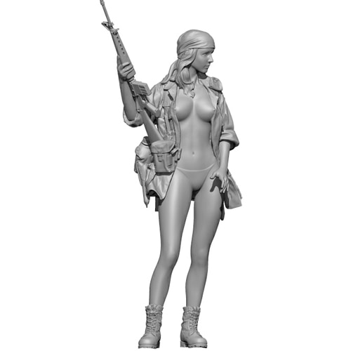 SOLMODEL MM427 Evelyn - Topless (3D-Printed)
