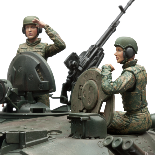 SOLMODEL MM263 Russian Modern Female Tank Commander & Gunner (2 Figures)