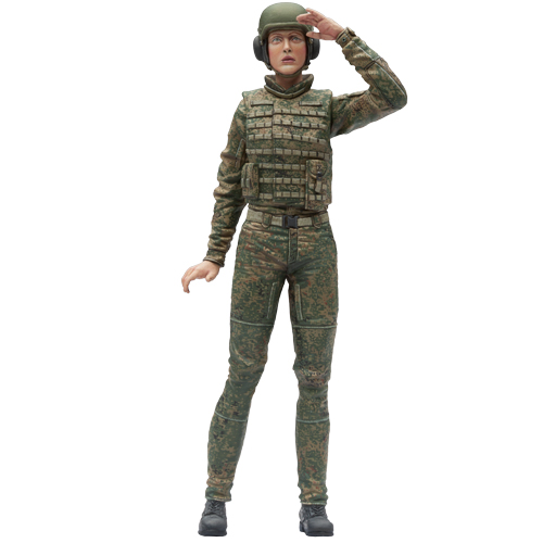 SOLMODEL MM264 Russian Modern Female Tank Commander 1
