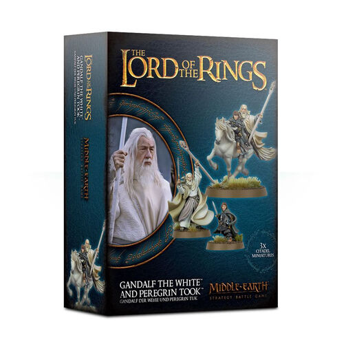 Games Workshop LOTR3040 Lord of The Rings - Gandalf The White and Peregrin Took