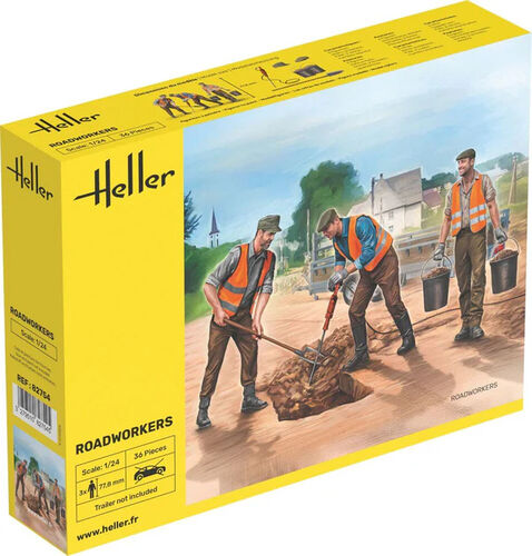 Heller 82754 Road Workers (3 Figures)