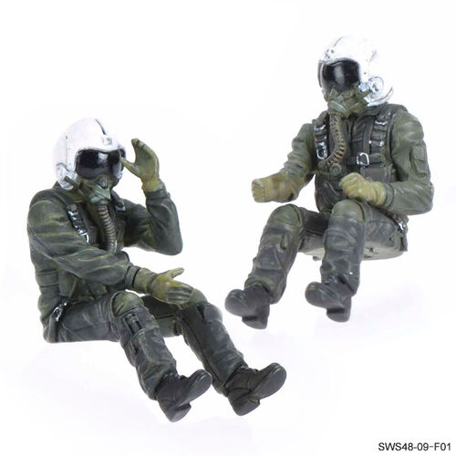 Zoukei Mura SWS48-09-F01 US Navy Forward Facing Pilot Figure Set (2 Figures)