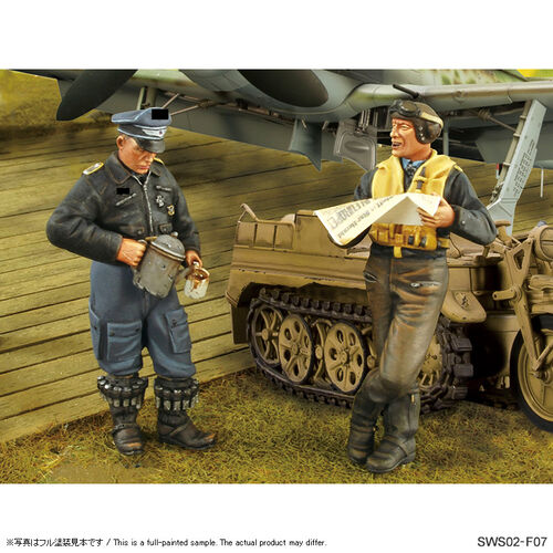 Zoukei Mura SWS02-F07 Focke Wulf Ta-152 H-1 - Jagdflieger 3 - Coffee Time (2 Figures)