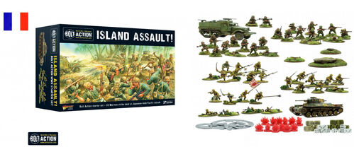 Bolt Action 401520003 Bolt Action Island Assault - Starter Set (French Edition)