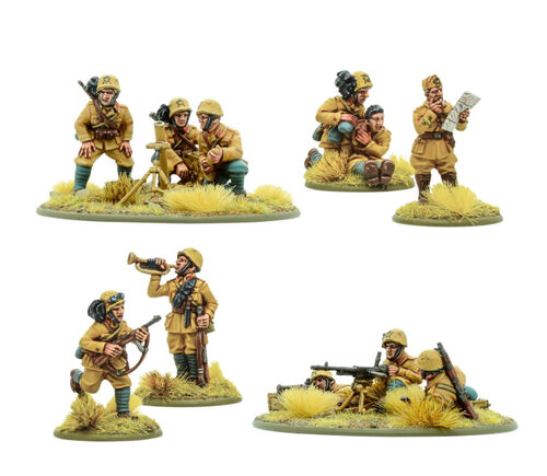 Bolt Action 402215808 Italian Bersaglieri Support Group (Metal Figures)