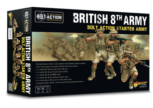 Bolt Action 402611001 British 8th Army Starter Set