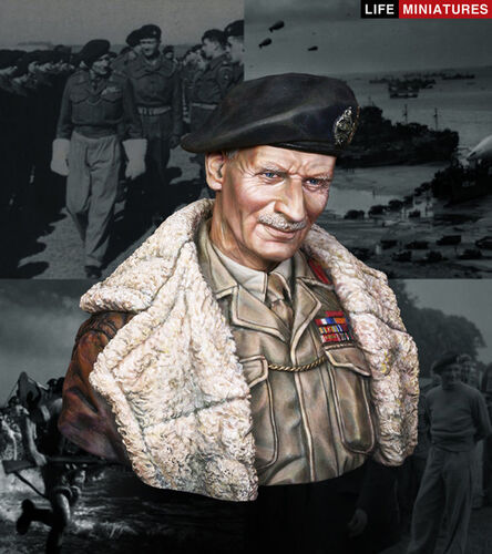 Life Miniatures B010 Bernard Law Montgomery - June 1944, Operation Overlord