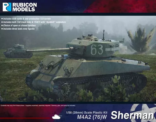Rubicon Models 280054 Sherman M4A2 (76)W