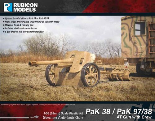 Rubicon Models 280058 PaK 38 / PaK 97/38 - Anti Tank Gun with Crew