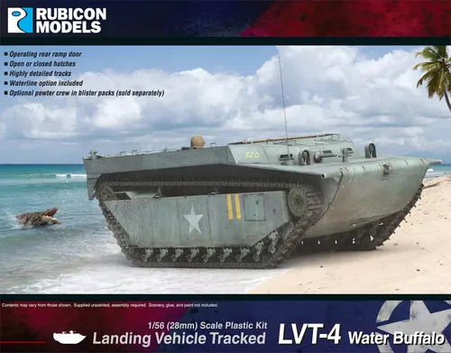 Rubicon Models 280068 LVT-4 Water Buffalo