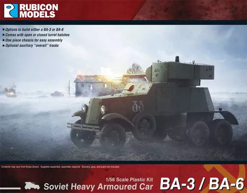 Rubicon Models 280084 BA-3 / BA-6 Heavy Armoured Car