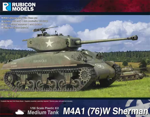Rubicon Models 280087 Sherman M4A1 76mm