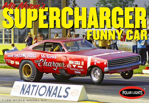Polar Lights 989 Dodge Charger Funny Car Mr. Norm (1969)