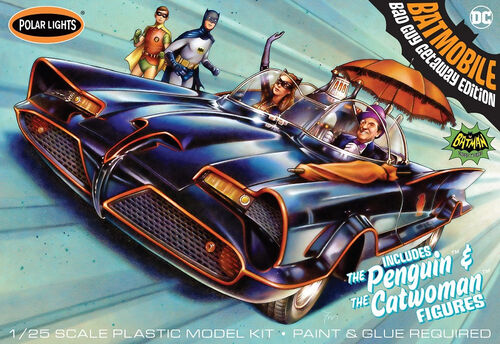 Polar Lights 998 Batmobile Bad Guy Getaway Edition - Classic TV Show