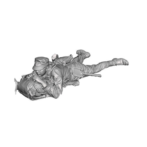 3d Scale Model Universe 35F041 German WW2 Mountain Troops NCO