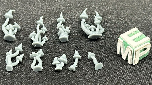 EMP3D 99160126-01 Grzyby szpiczaste - zestaw 10 sztuk - małe (50%)