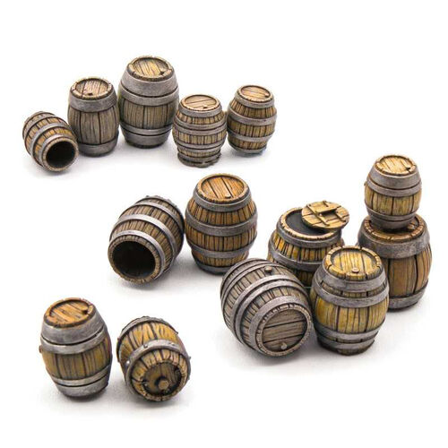 Green Stuff World 2534 Wooden Barrels