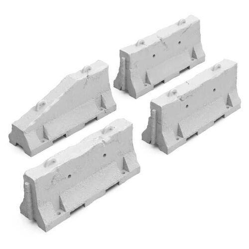 Green Stuff World 2043 Jersey Barriers (3D-Printed)
