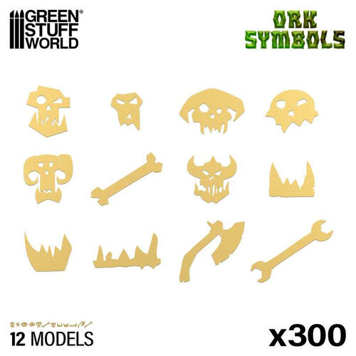 Green Stuff World 2111 Ork Runes and Symbols
