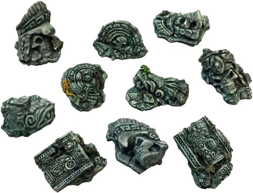 Green Stuff World 1492 Aztec Ruins Set
