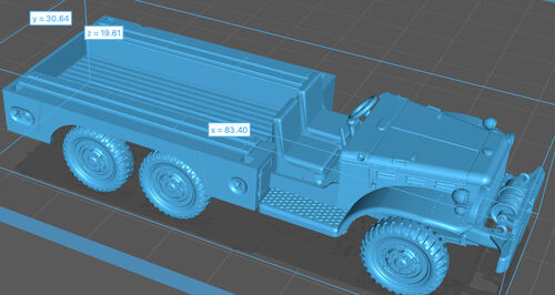 EMP3D 72011679 Dodge WC-63 (6x6) - pusty (bez plandeki)