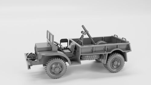 EMP3D 72011692 Ford GTB Burma Jeep - z możdzierzem 60mm