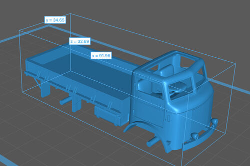 EMP3D 72011694 Ciągnik artyleryjski FWD Model SU-COE (4x4) - niskie burty