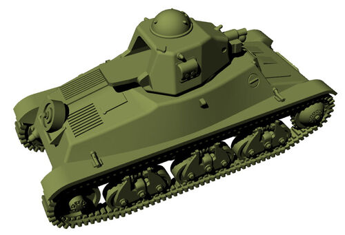 EMP3D 72011713 Czołg średni Hotchkiss H-35 - otwarte włazy