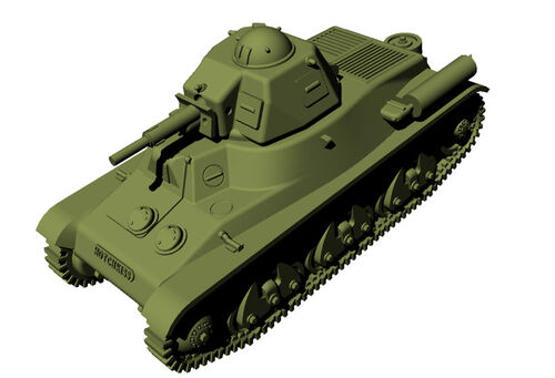 EMP3D 72011714 Czołg średni Hotchkiss H-39 - zamknięte włazy