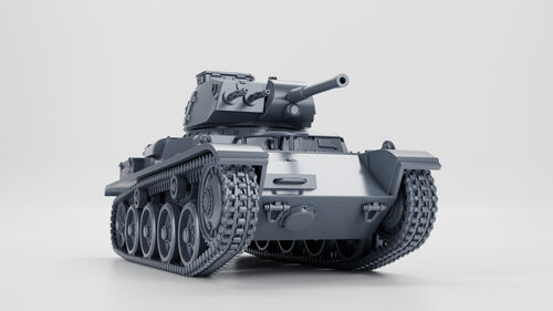 EMP3D 72011821 Czołg lekki Stridsvagn L-60 m/40L - zamknięty właz