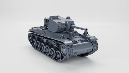 EMP3D 72011827 Czołg średni Stridsvagn m/42 - zamknięty właz