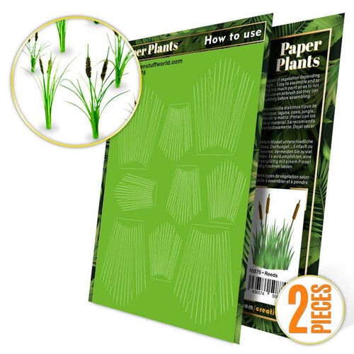 Green Stuff World 10375 Paper Plants - Reeds