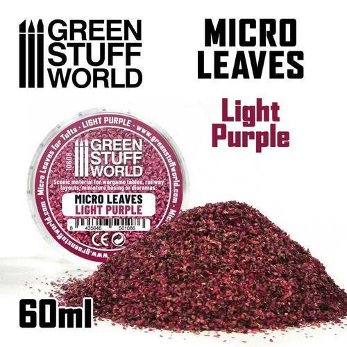 Green Stuff World 10608 Micro Leaves Light Purple Mix
