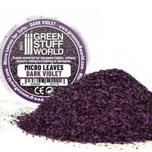 Green Stuff World 10611 Micro Leaves Dark Violet Mix