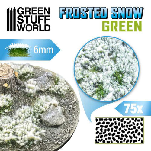 Green Stuff World 10726 Frosted Tuft Snow Green - 6 mm