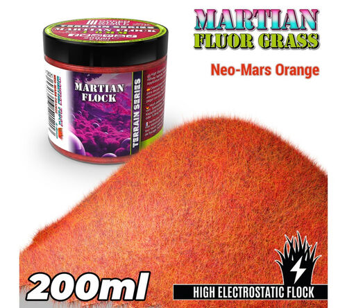 Green Stuff World 12621 Martian Fluor Grass - Neo-Mars Orange (4-6 mm)