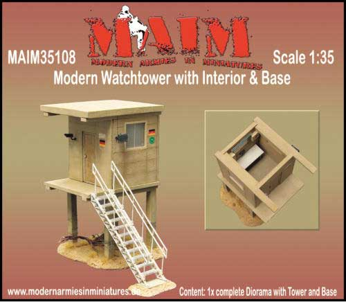 Maim 35108 ISAF Watchtower with Interior and Base
