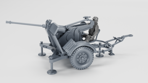 EMP3D 72011284 Armata przeciwlotnicza 2cm Flak 30 - pozycja bojowa