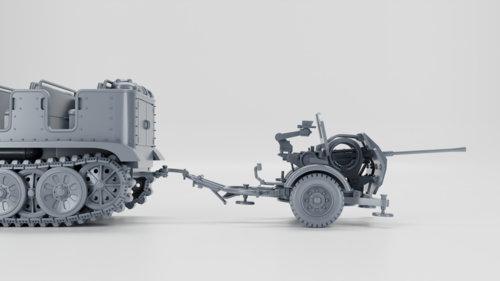 EMP3D 72011287 Armata przeciwlotnicza 2cm Flak 38 - pozycja transportowa